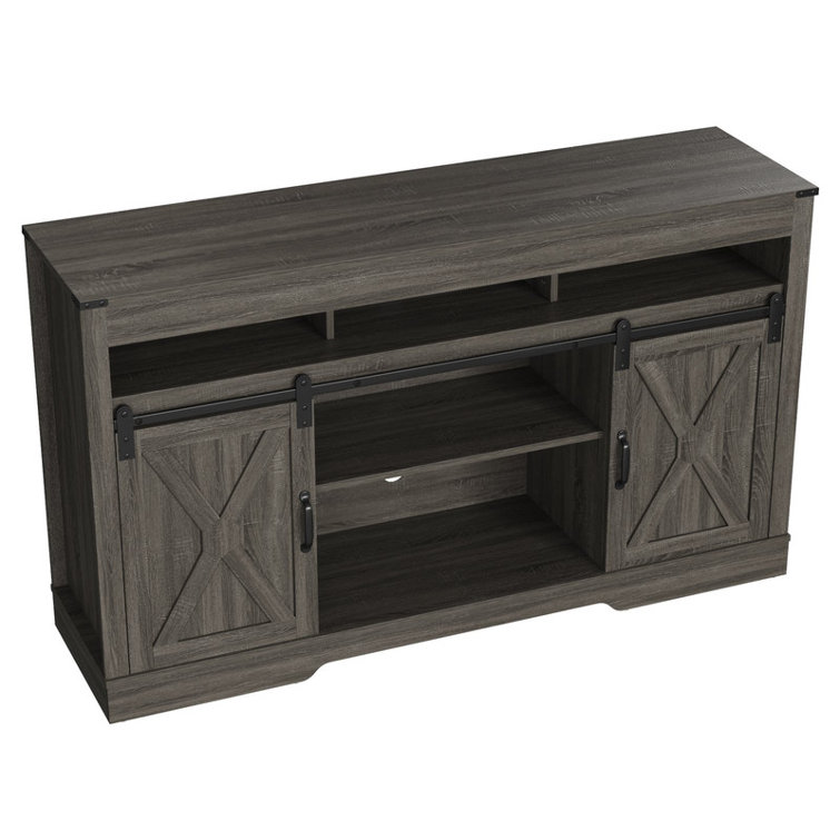 Gracie Oaks Yernar 58'' Media Console | Wayfair